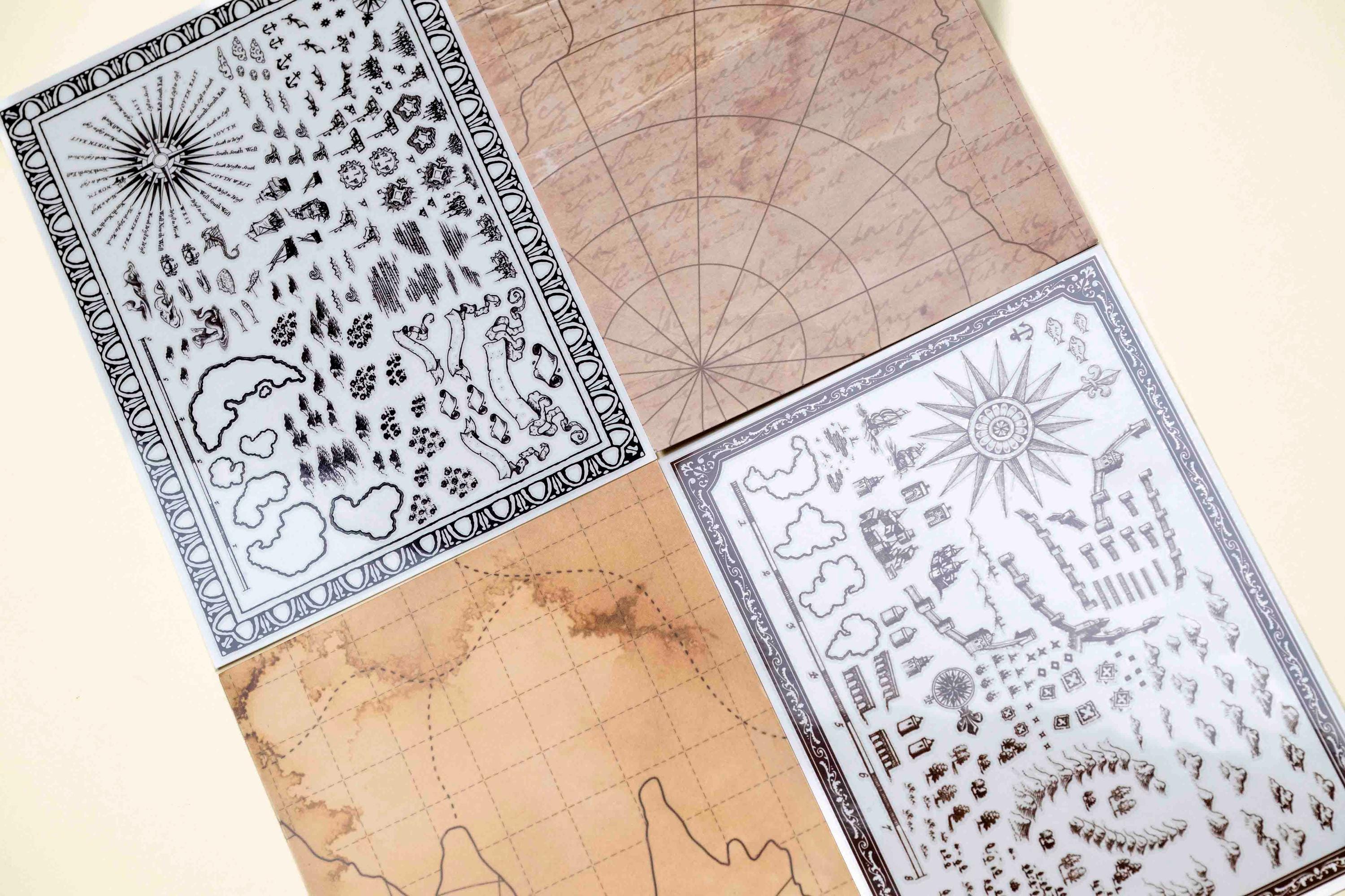 Make Your Own Map Pack- DIY Crafting Kit With Nautical Theme, Build ...