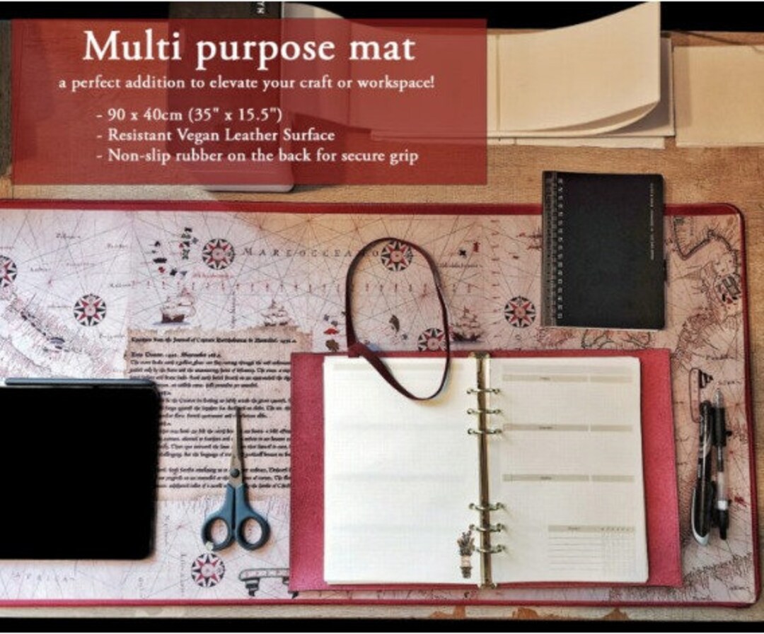 Desk Mat-map Design Exclusive Ancient Cities, Multi-purpose - Etsy