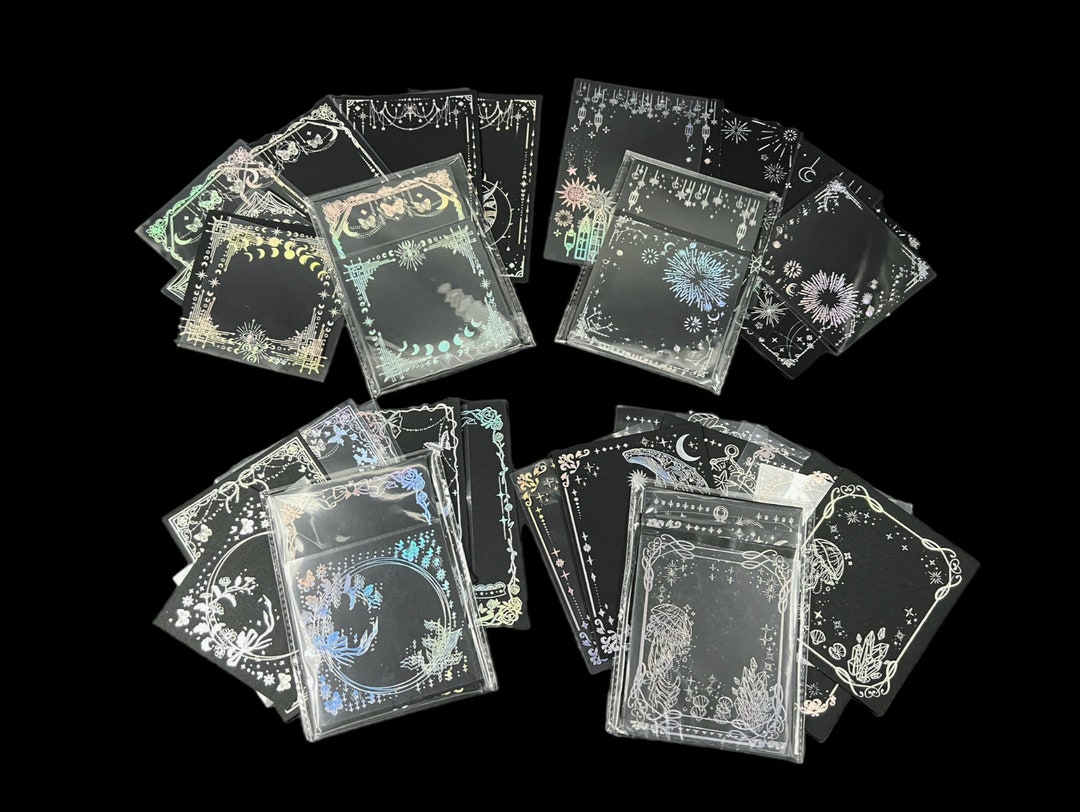 Exclusive Foil Sticker Border Frame for Paper Crafts, Junk Journaling, Decorating and ...