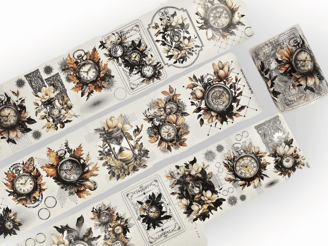 The Passing Hour Transparent Tape for Crafting Journaling and ...