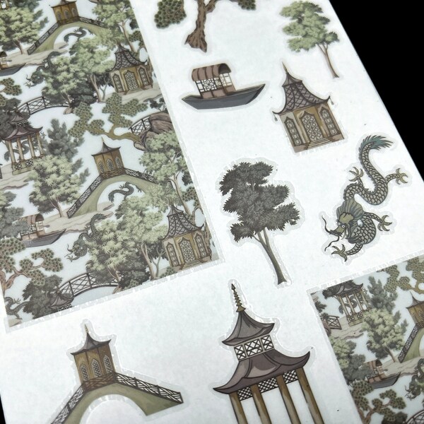Ancient Chinese Stickers - Etsy