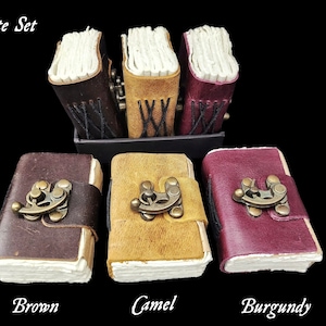 Vintage Handmade Leather Mini Journals, Mini Pocket Journals Available ...