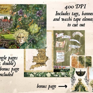 ACOTAR Spring Court Digital Download Journaling Ephemera Pack ...