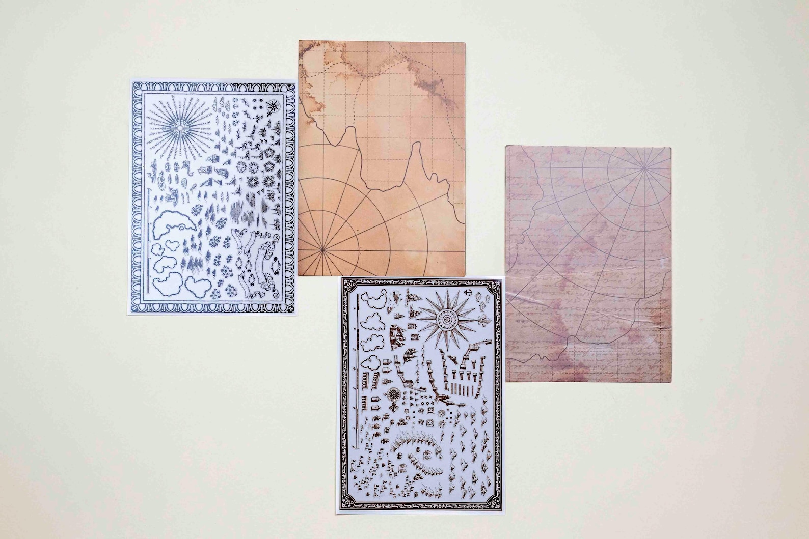 Make Your Own Map Pack- DIY Crafting Kit With Nautical Theme, Build ...