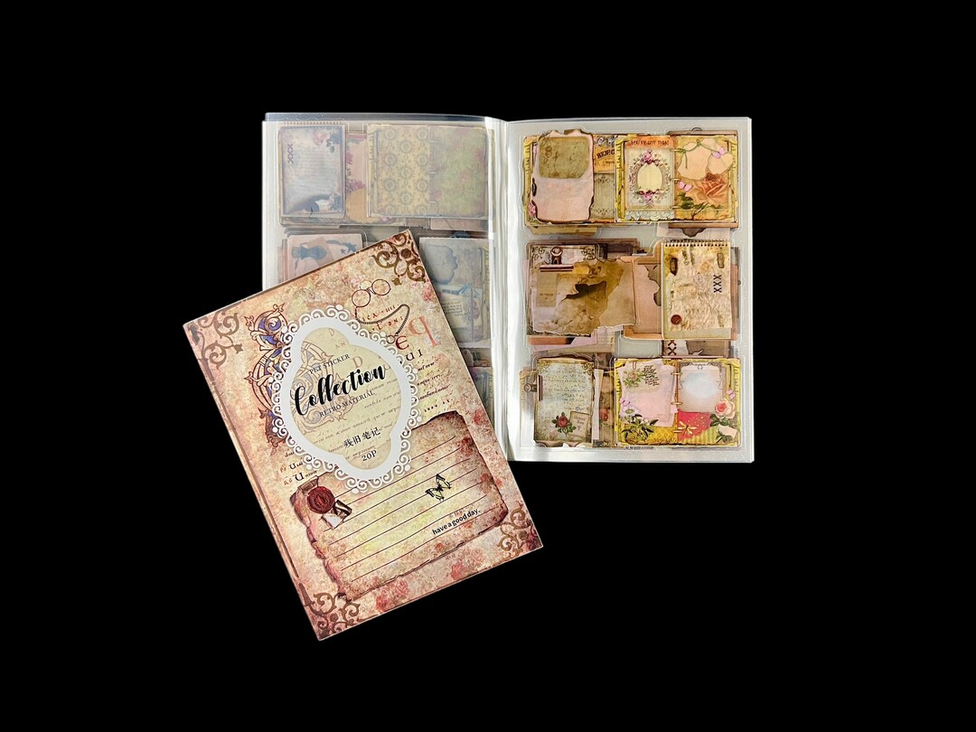 Manuscript Transparent Sticker Book 20 Pages of Pre-cut Sticker for ...
