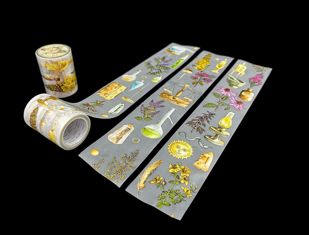 The Happy Alchemist Transparent Tape PET Decorative Tape Scrapbooking ...