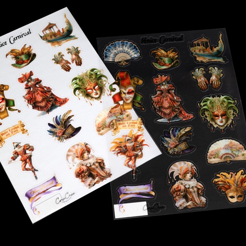 Karneval fasching sticker - Etsy.de