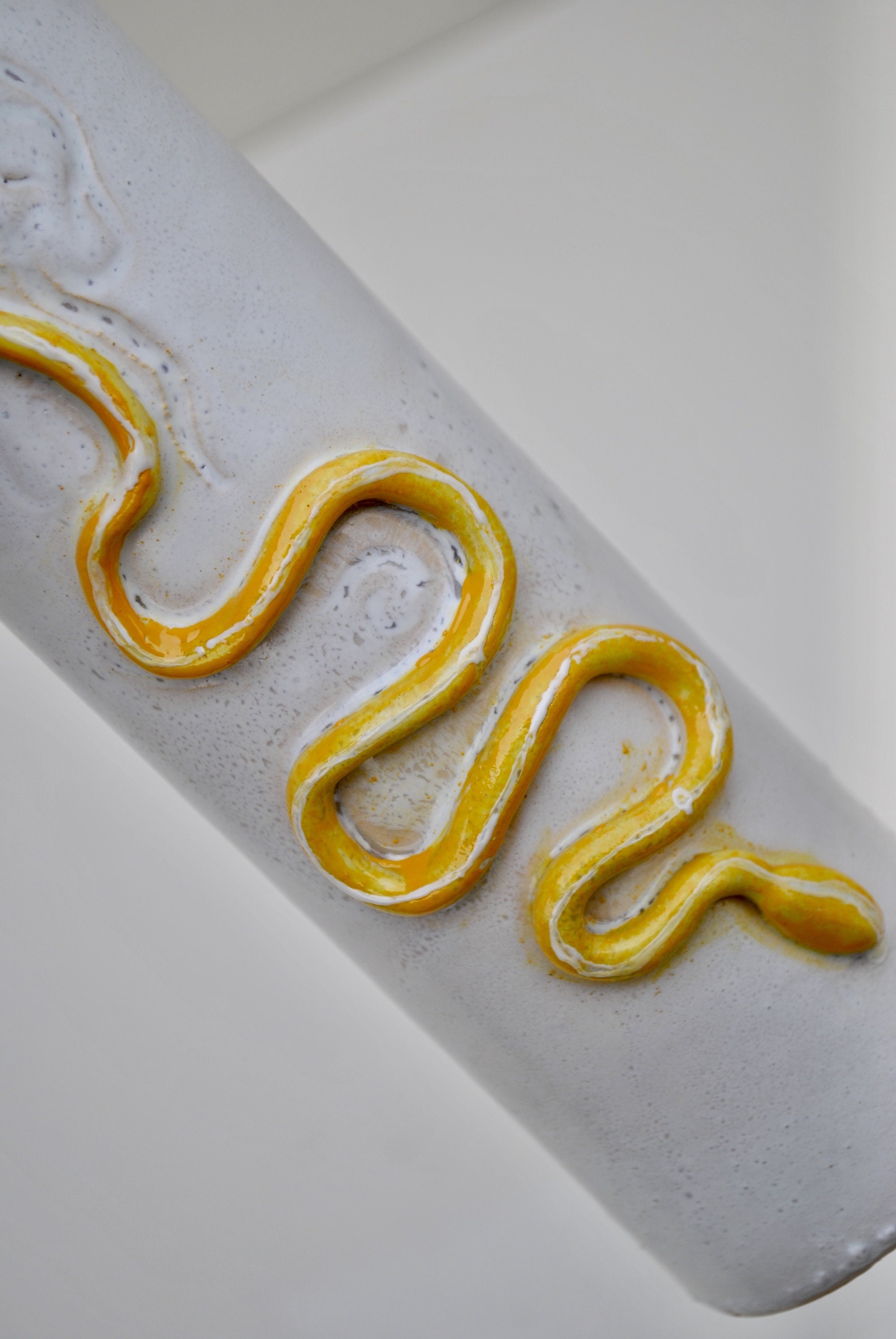 Ceramic vase Notes Handmade snake vase vase | Etsy