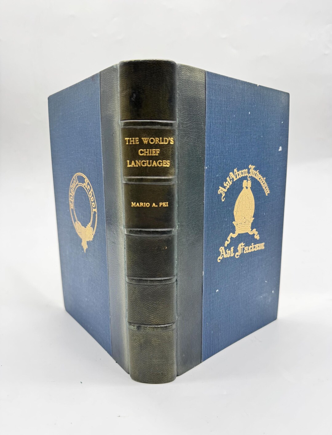The World’s Chief Languages by Mario Pei Leather Bound Prize Book From ...