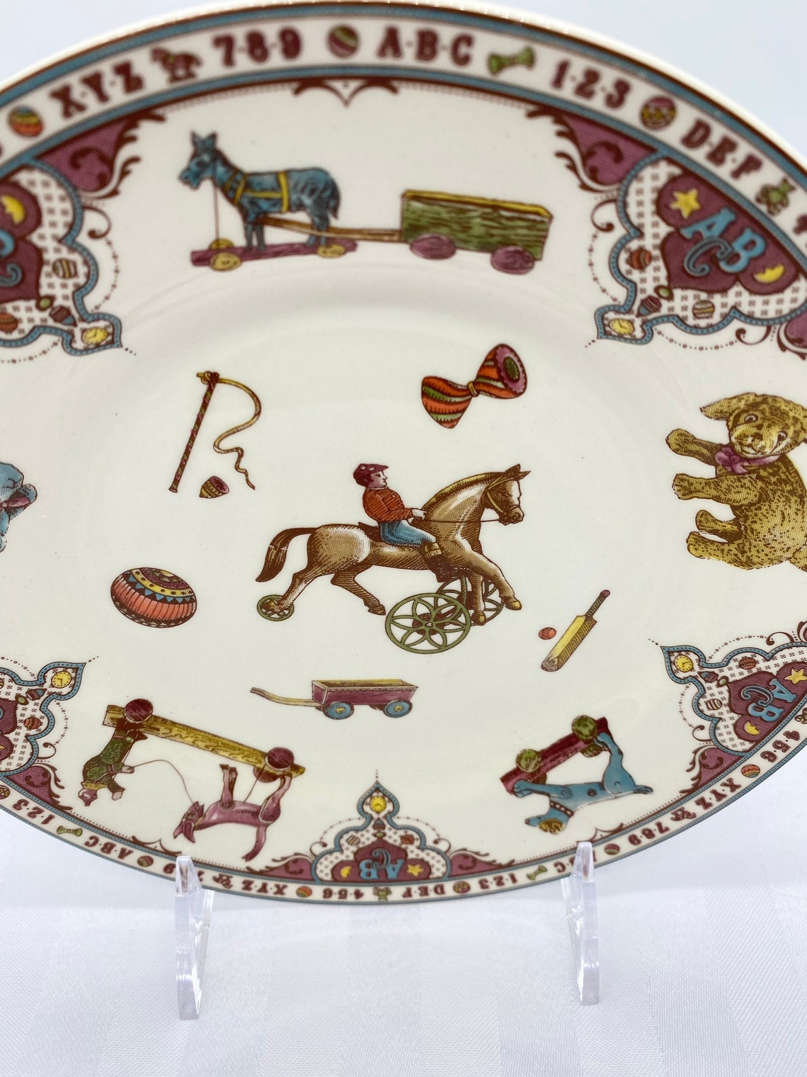 Edwardian Childhood by Spode Salad Plate Vintage Spode Plate - Etsy