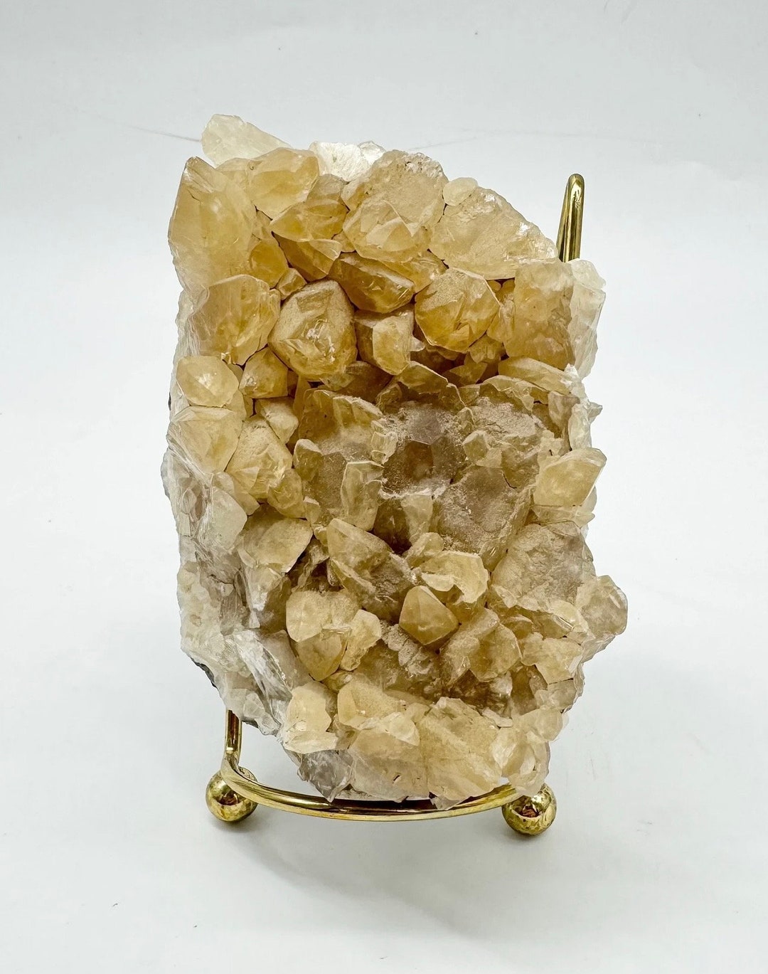 Large Citrine Specimen on Stand - Citrine Crystal Specimen - Etsy