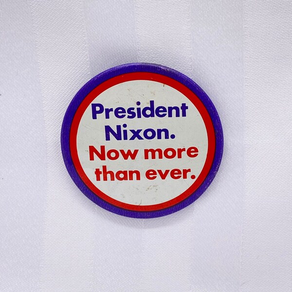 1972 Richard Nixon Campaign Button - Etsy 1972 Richard Nixon Campaign Button - Etsy