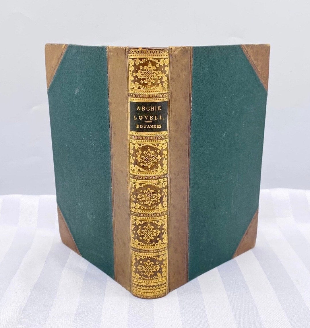 Archie Lovell by Mrs. Annie Edwardes Leather Bound Book Published 1870s ...