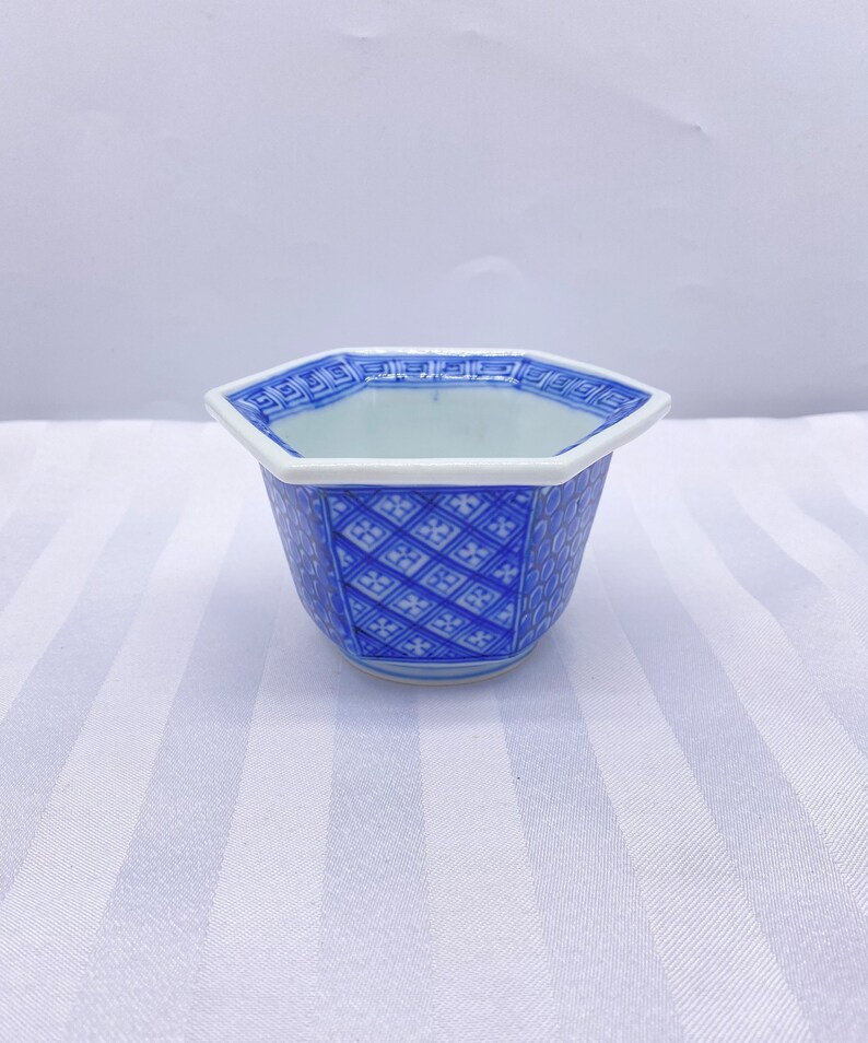 Antique Blue and White Chinese Cache Pot From 19th Century - Etsy