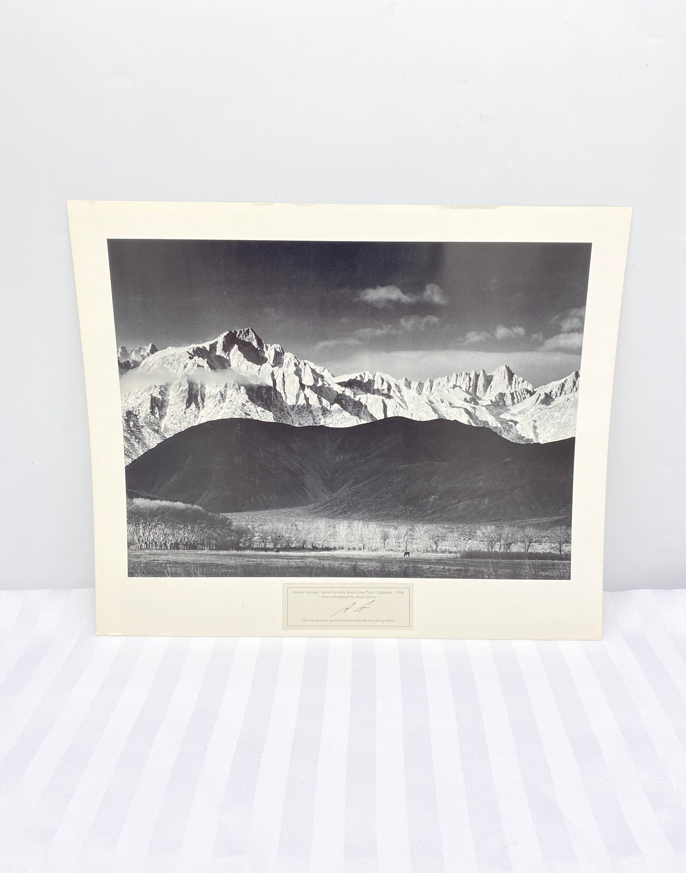 Ansel Adams Winter Sunrise