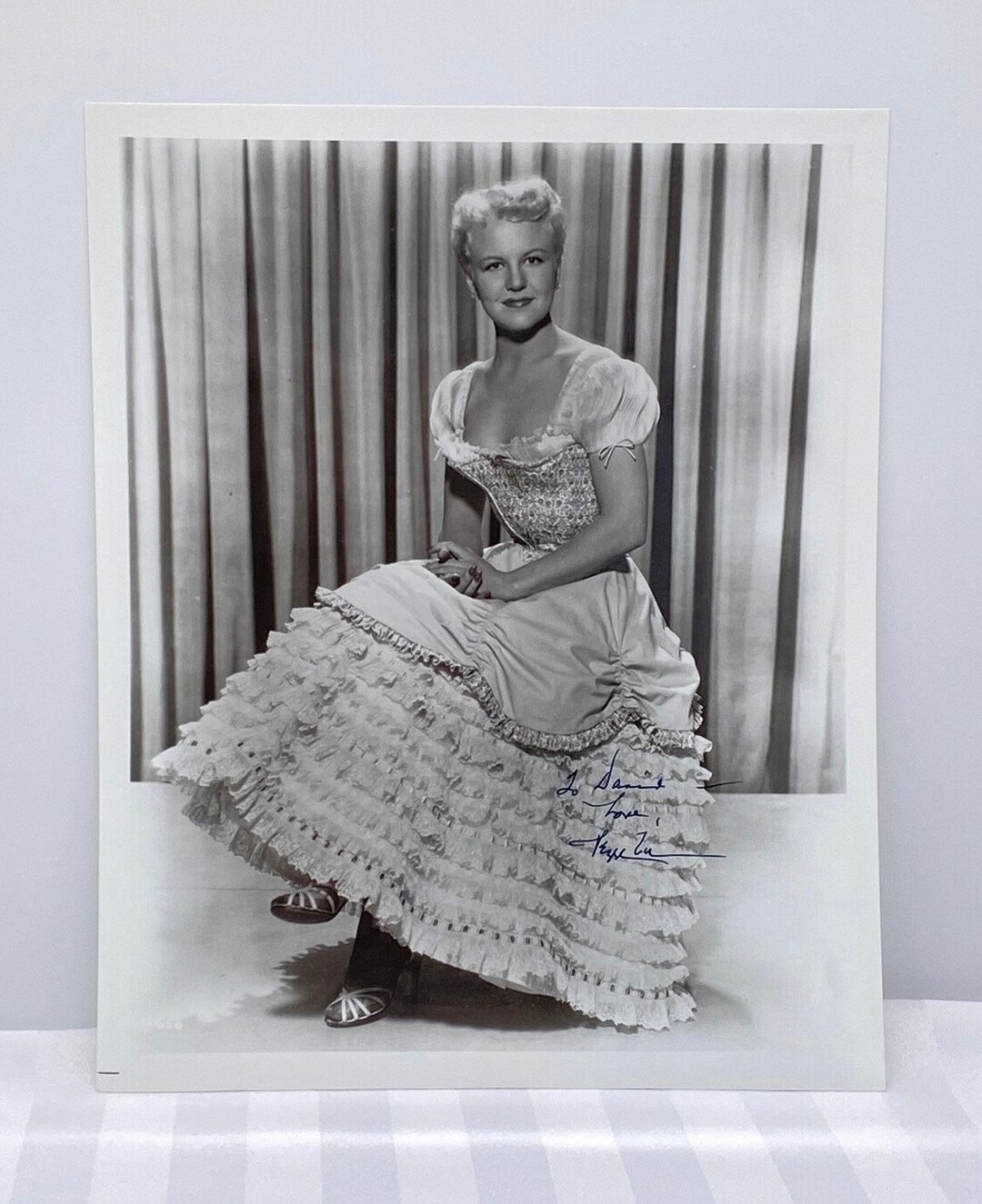 Peggy Lee Autographed Photo - 1950s Photograph - Vintage Retro ...