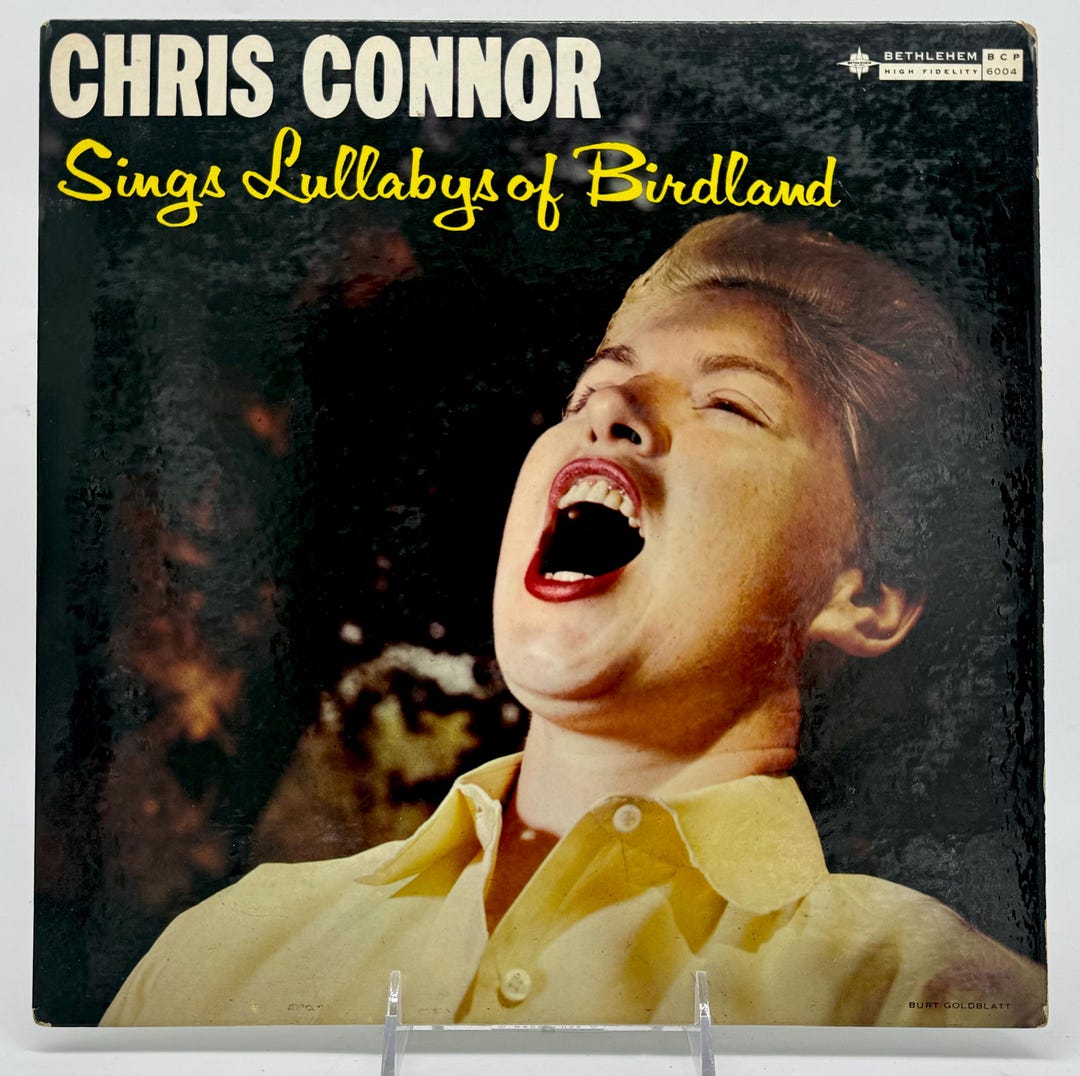 Chris Connor Sings Lullabys of Birdland Vintage Vinyl Record Album ...