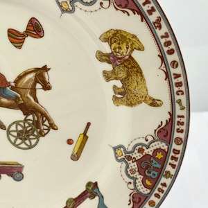 Edwardian Childhood by Spode Salad Plate Vintage Spode Plate With Color ...