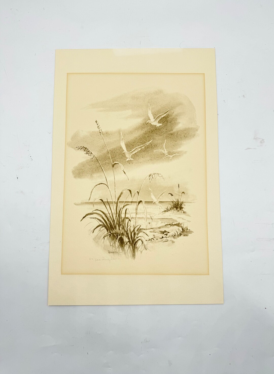 Birds and Wetlands by Quigley Signed and Numbered Art Print - Vintage ...