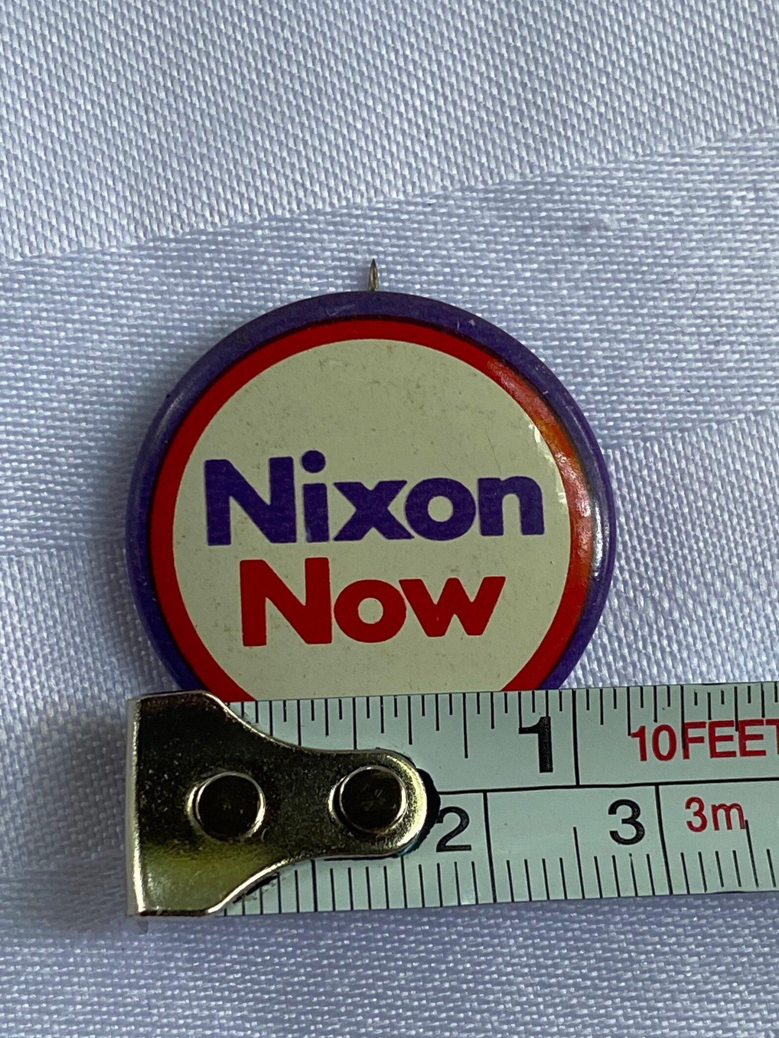 Richard Nixon Campaign Pin Nixon Now 1972 Presidential | Etsy