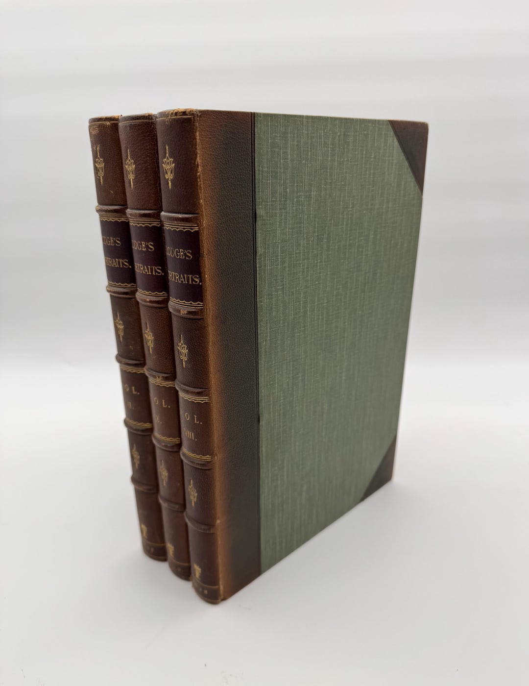 Three Volumes of Lodge’s Portraits of Illustrious Personages Antique ...