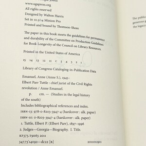 Elbert Parr Tuttle Biography by Anne Emanuel Hardcover Signed First ...