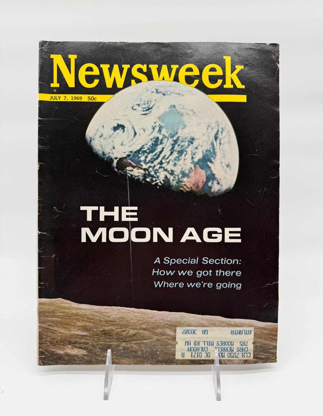 Newsweek Magazine From July 7, 1969 Featuring the Moon Landing - the ...