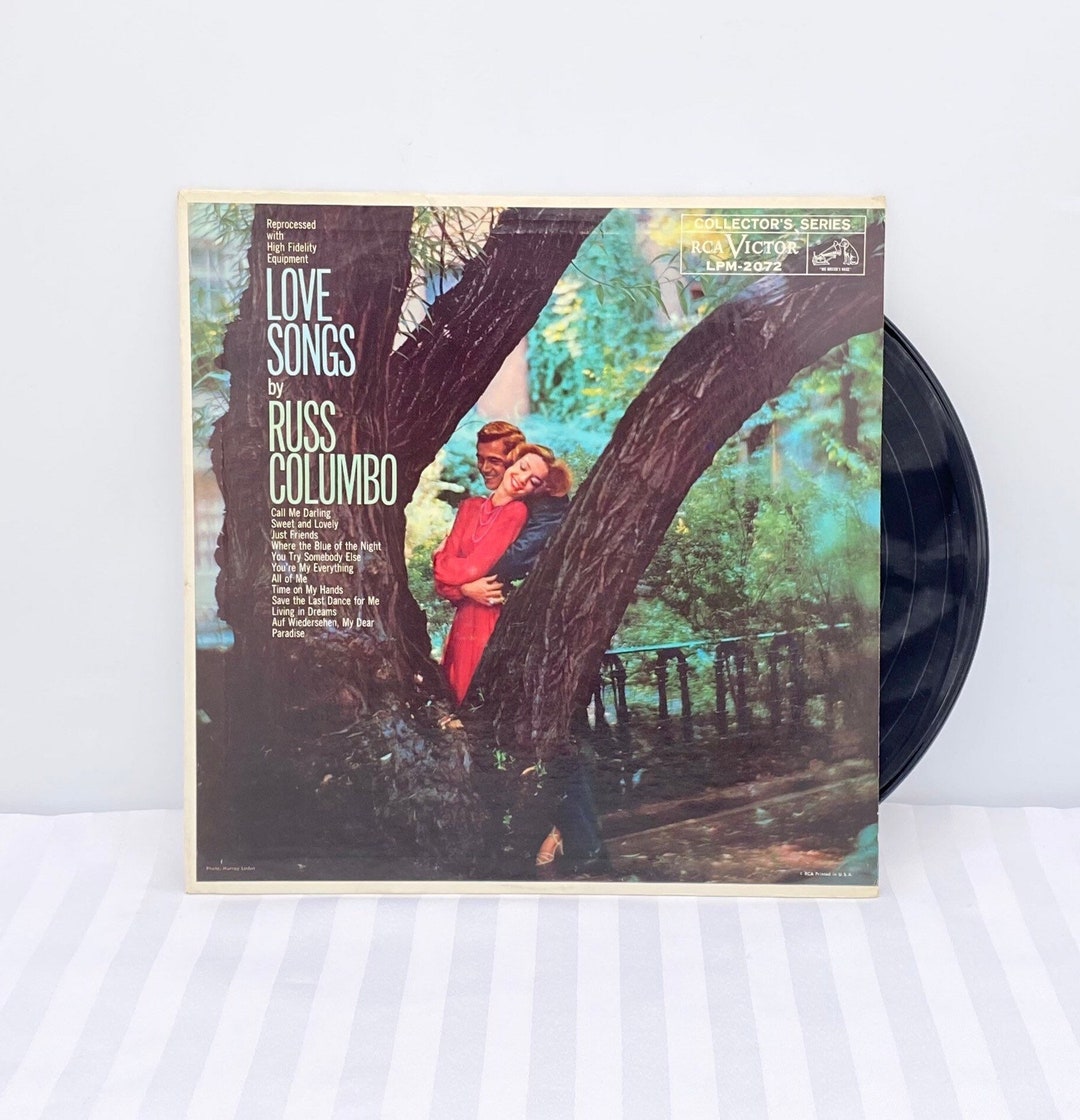 Love Songs by Russ Columbo Vintage Vinyl Record Album 1950s Singer RCA ...