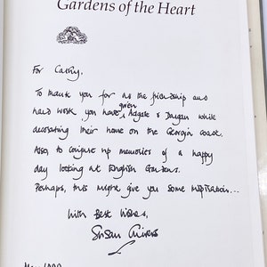 Gardens of the Heart by Susan Chivers and Suzanne Woloszynska Signed ...
