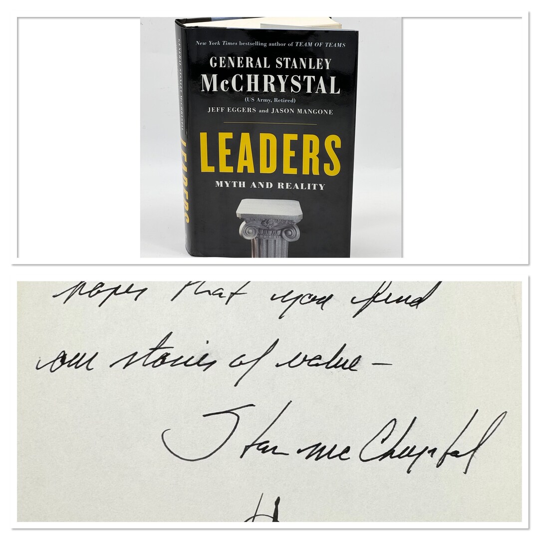 Leaders by General Stanley Mcchrystal Hardcover First Edition Signed ...