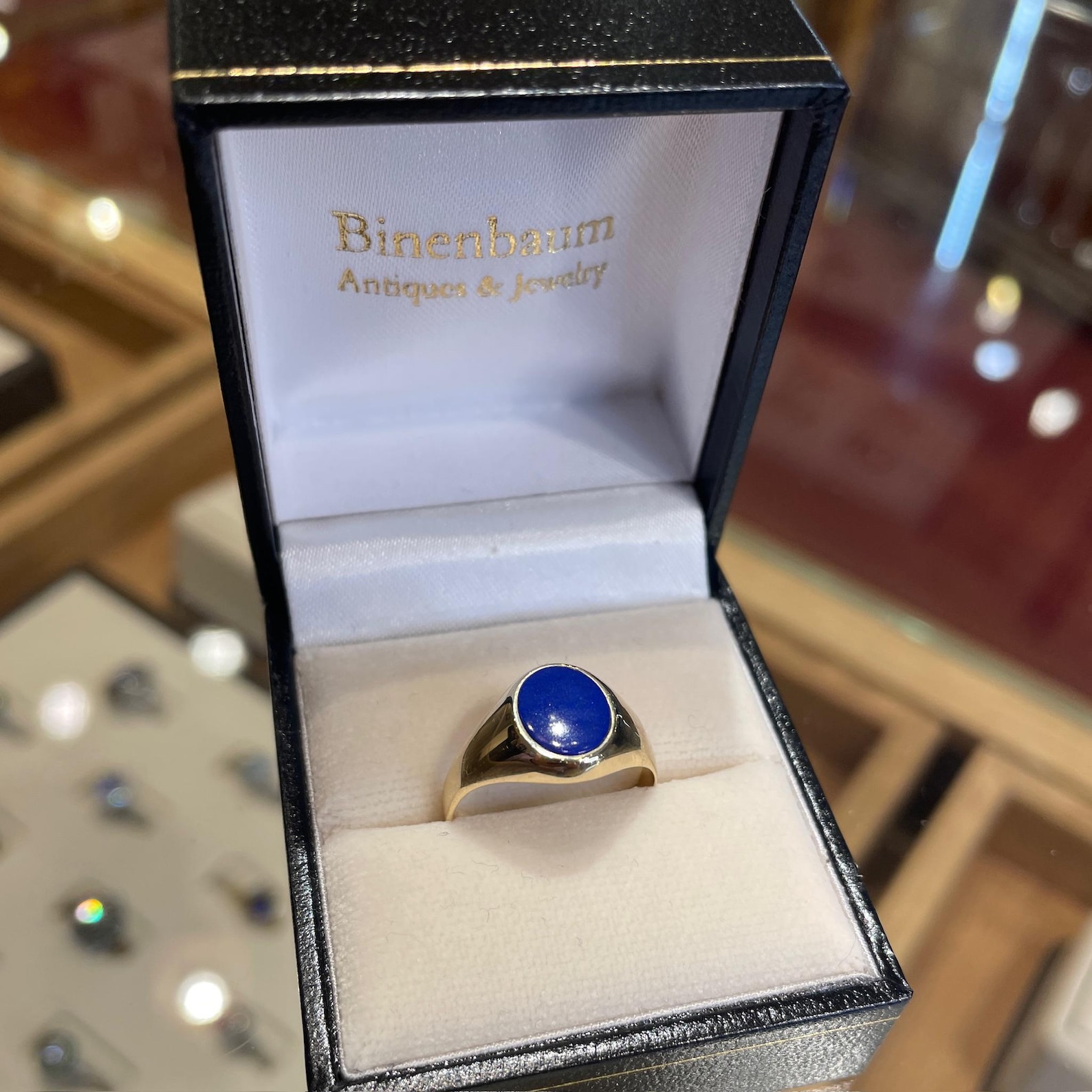 Lapis-lazulis 14k Signet Ring 16697-8929 - Etsy