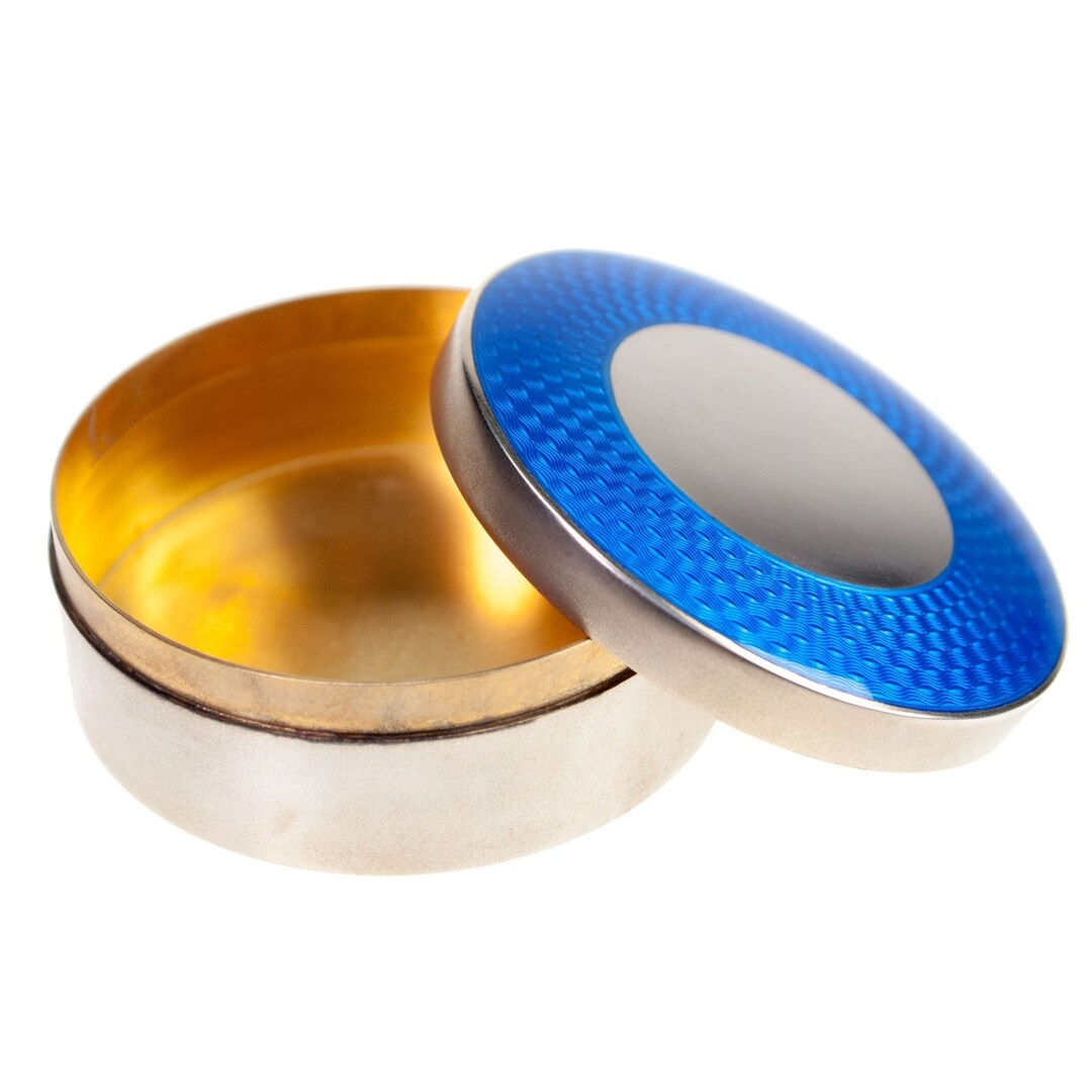 Enamel Silver Silver-gilt Guilloche Box 1427-1904 - Etsy