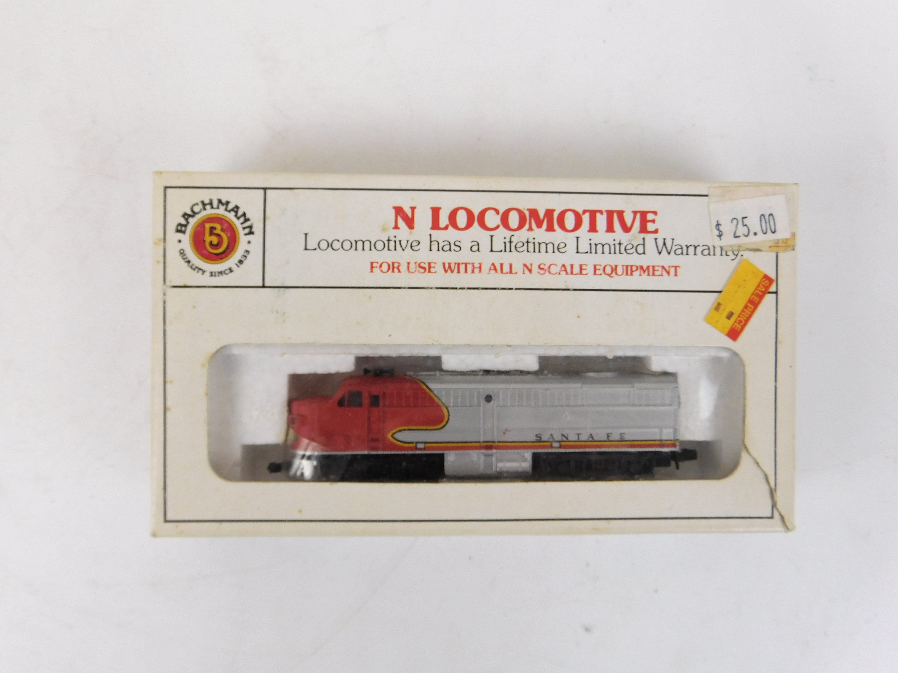 Vintage N-gauge Santa Fe Engine EMD F9 DIESEL - Etsy