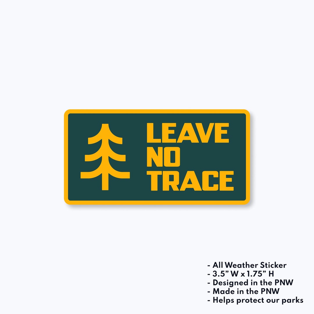 Leave No Trace LNT All Weather Sticker - Etsy