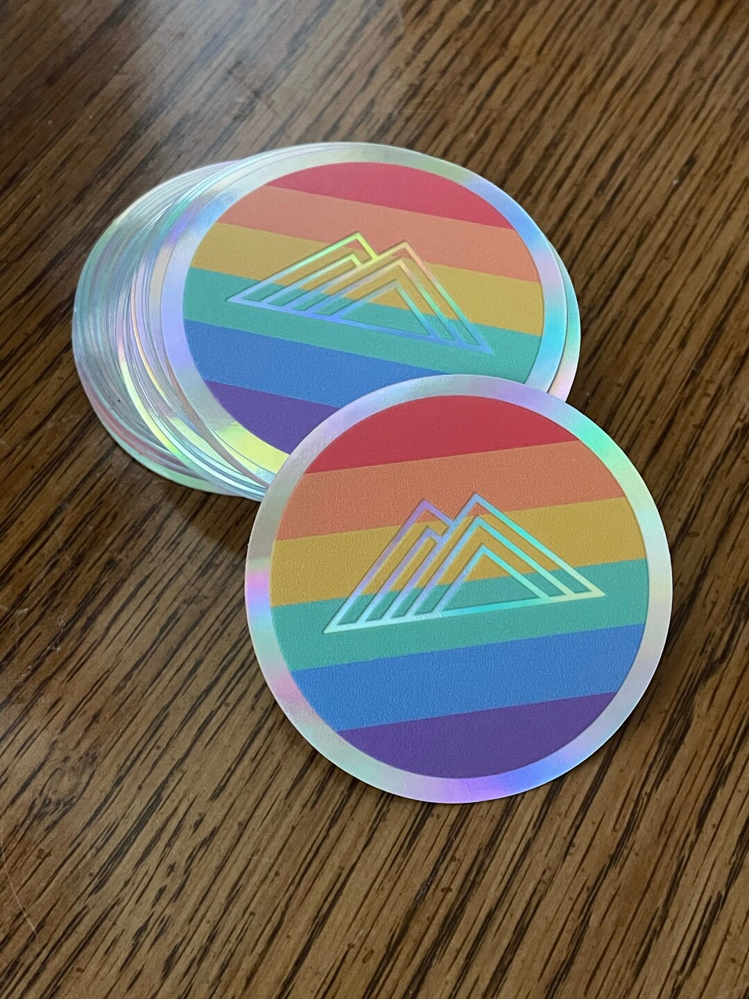 Rainbow Pride Prismatic Sticker - Etsy