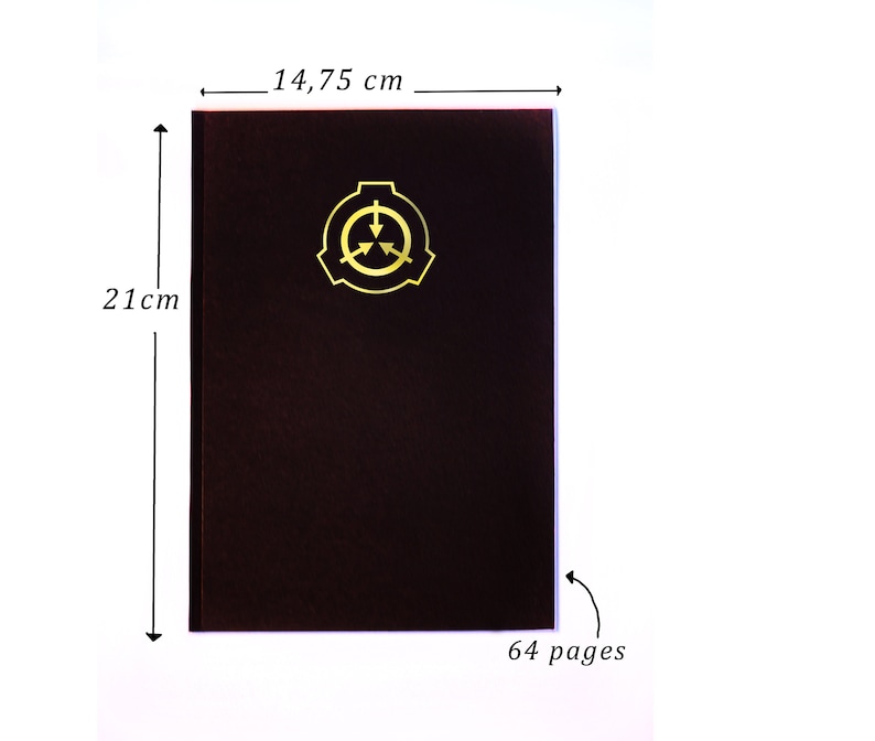 SCP Foundation A5 Notebook - Etsy