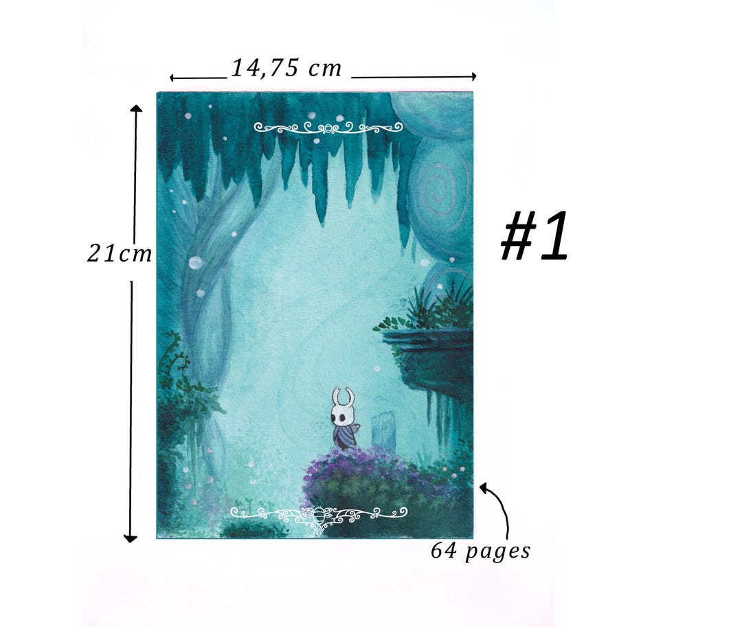 Hollow Knight: Illustrated A5 Notebook - Etsy