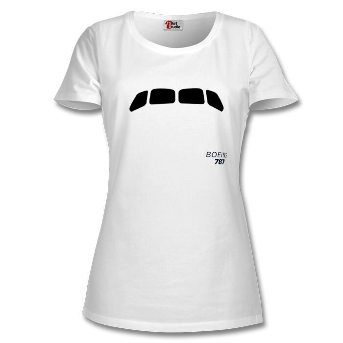 Boeing B787 Mask T Shirt White WMS - Etsy
