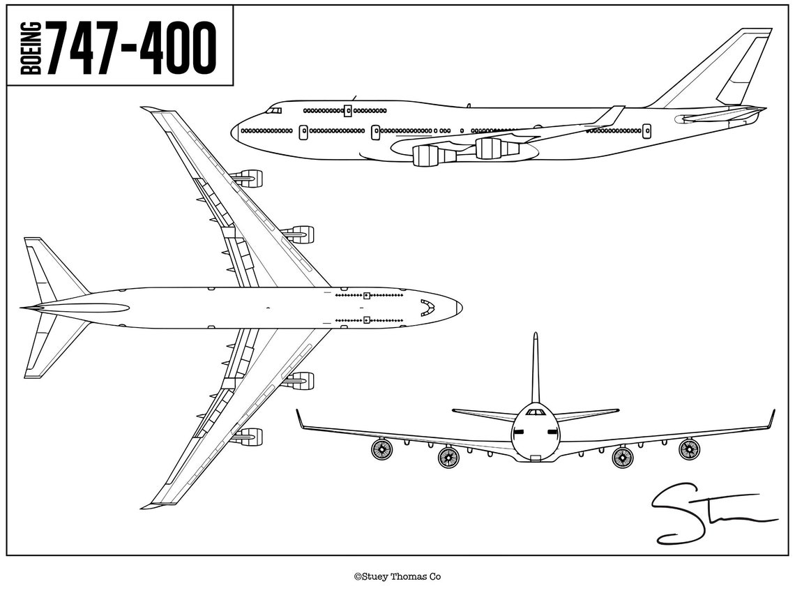 Boeing 747 Tshirt Kids - Etsy