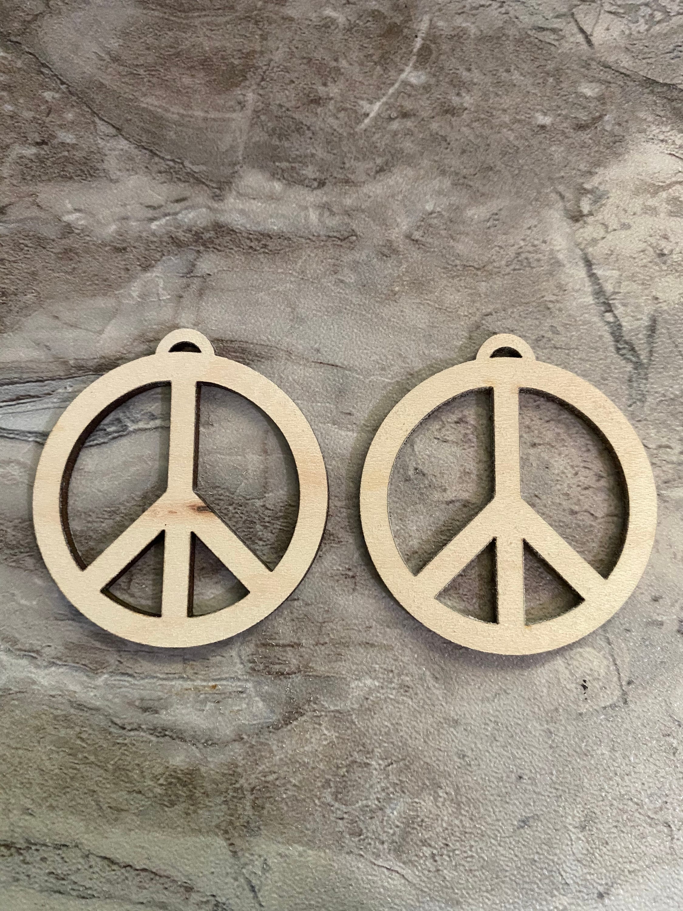 Peace Sign Bulk Unfinished Laser Cut Wood Cutouts for - Etsy