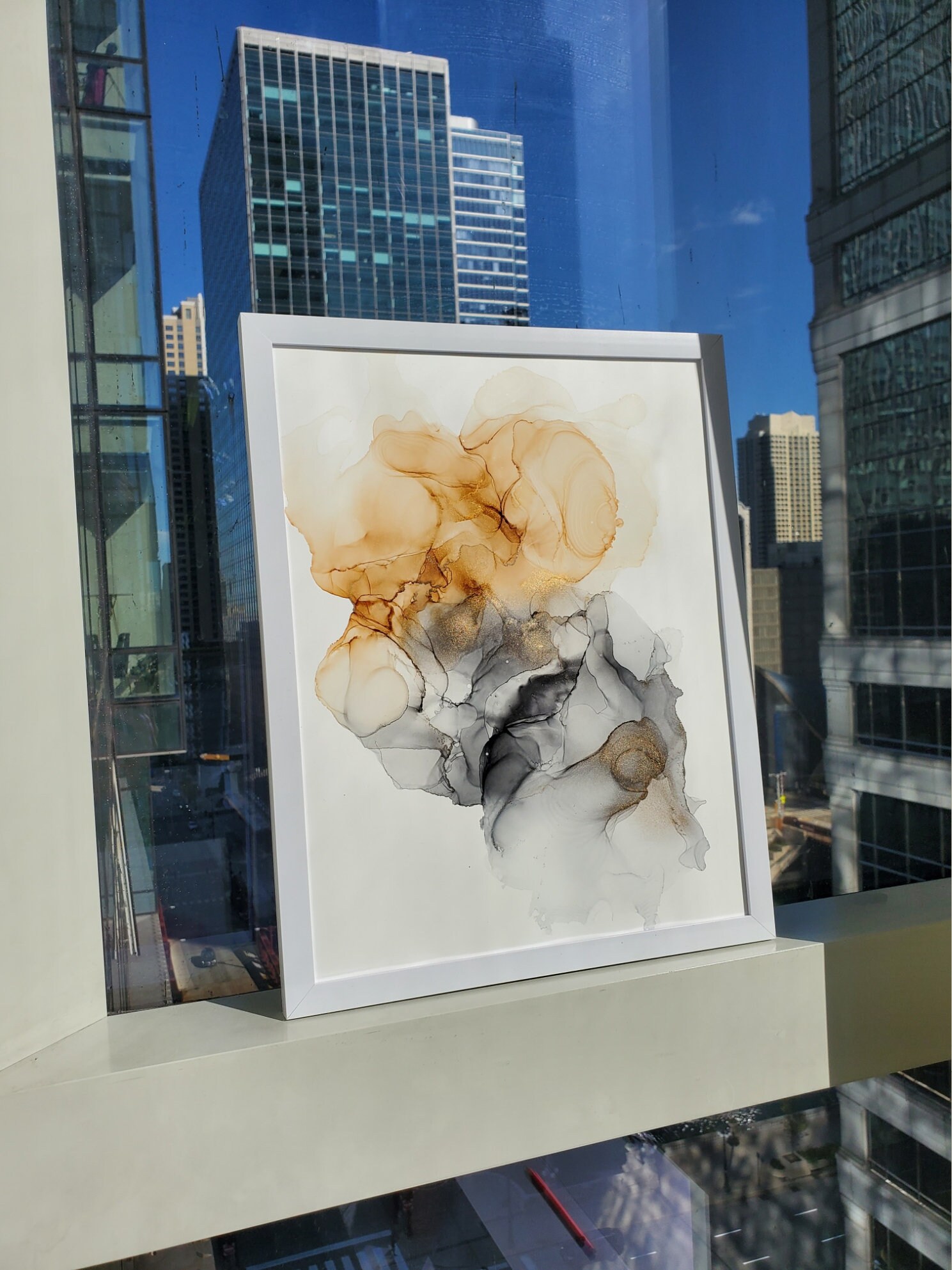 Earth Tones Alcohol Ink Abstract Art - Downloadable - Printable - Fluid ...