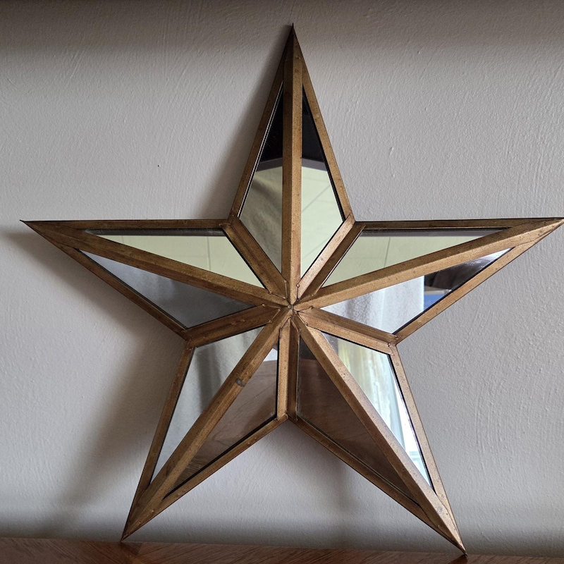Antique Brass Star for Wall - Etsy