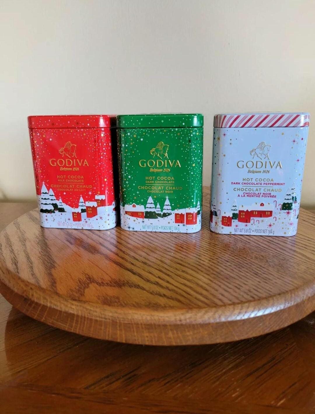 Godiva Chocolatier Hot Cocoa Tins - Empty - Etsy