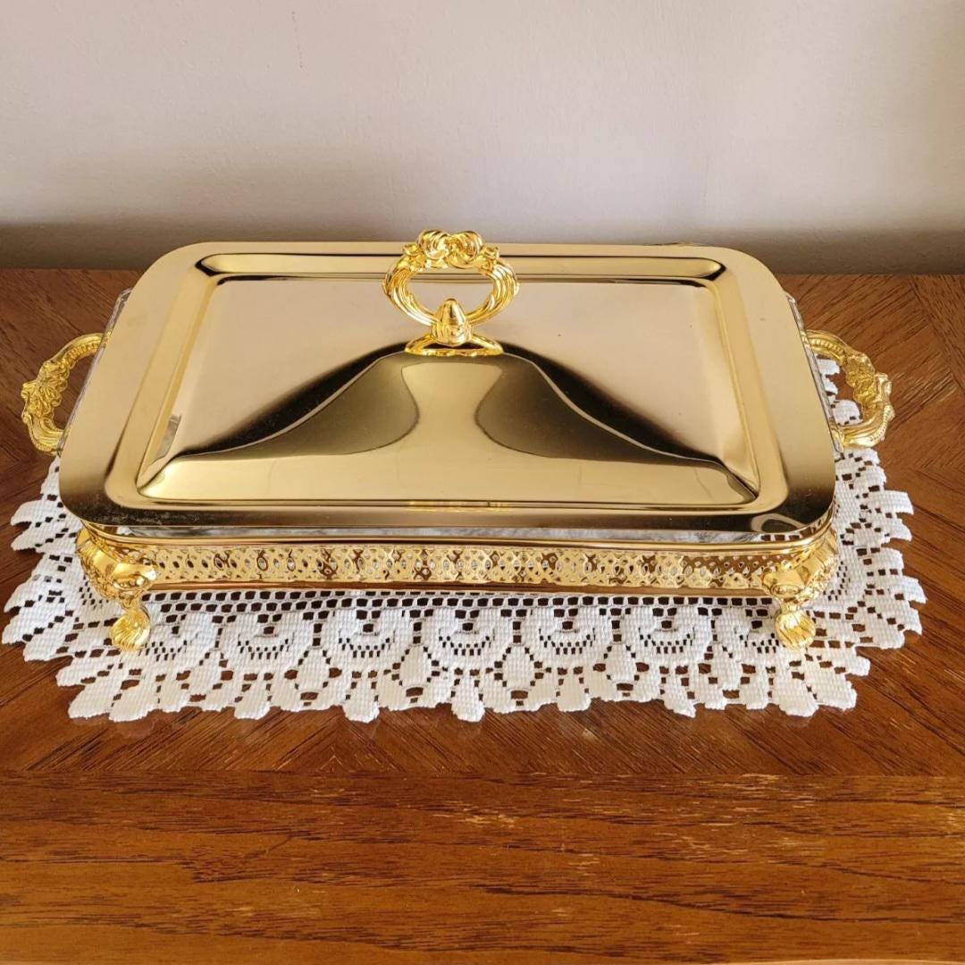 Gold Plated Casserole Dish Holder - Etsy