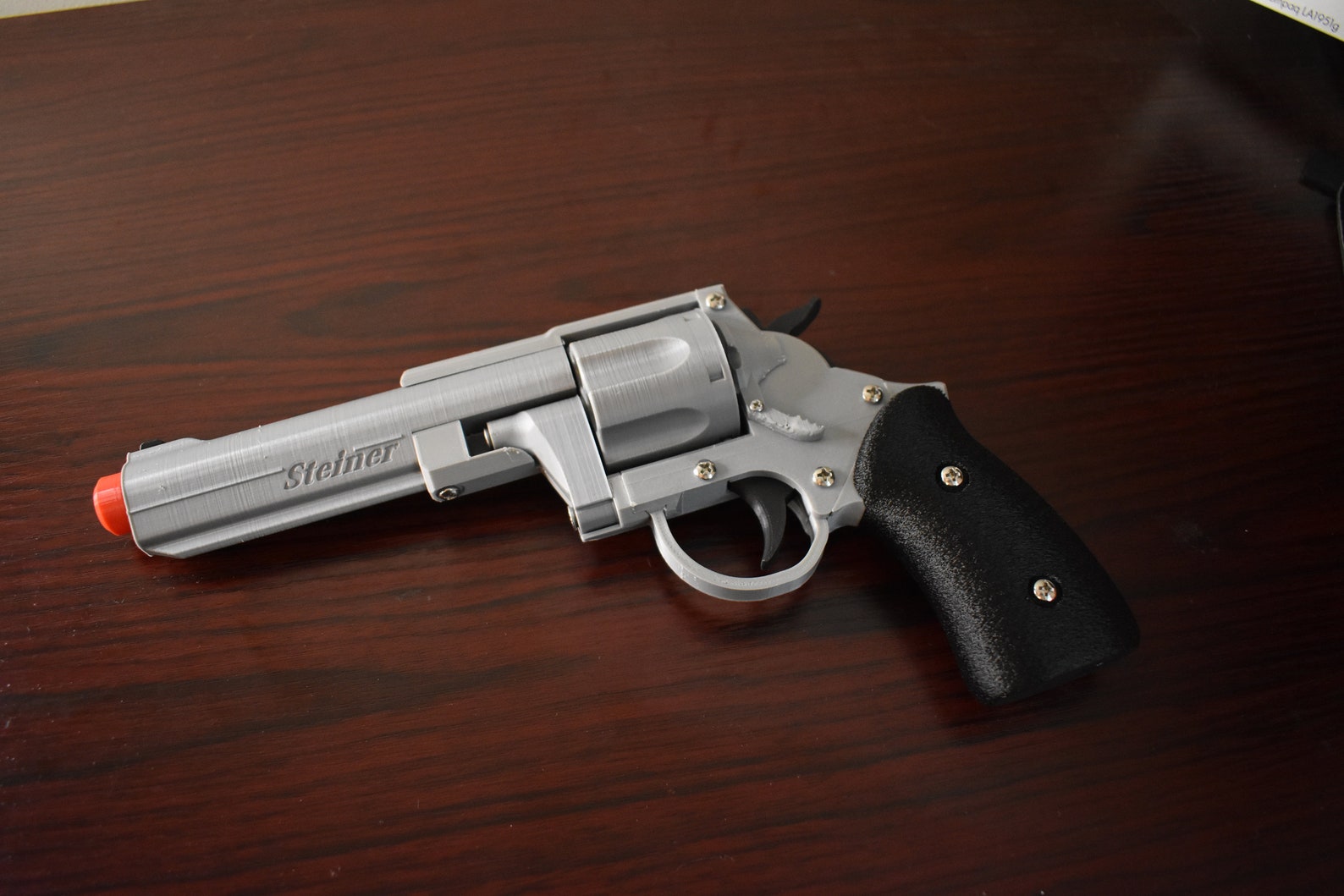 Functional Prop Revolver Gun 3D Printed Cosplay Prop .44 - Etsy Canada