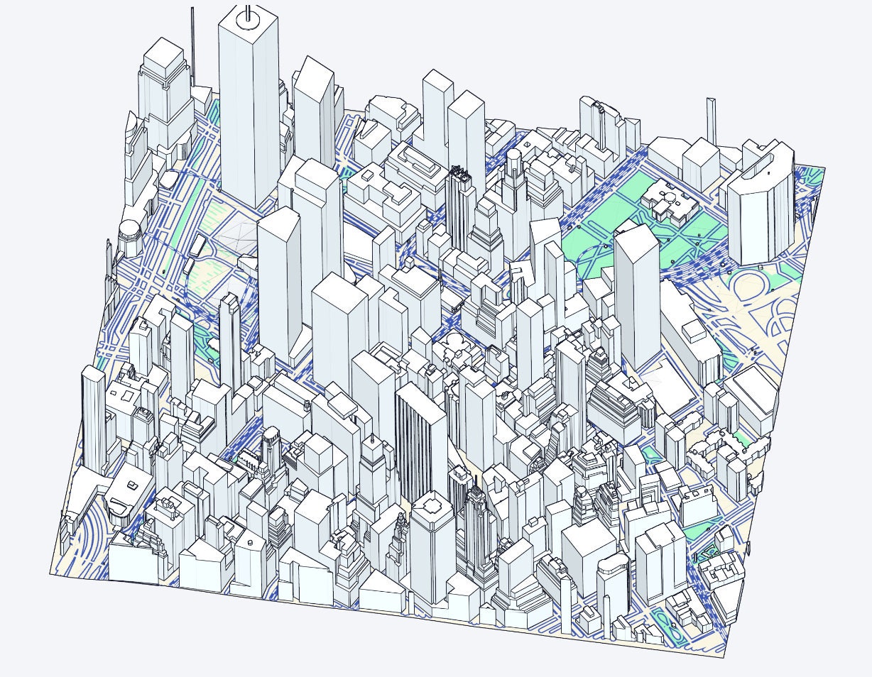 Custom 3D Printed City Models Bring Your Favorite Cities to - Etsy