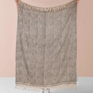 Cotton Soft Tassel Blanket Handmade Bedding Housewarming Throw - Etsy