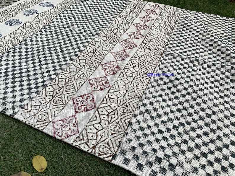 3x5 Feet Rug / Area Rug / Block Printed Rug / 36X60 Inches / - Etsy