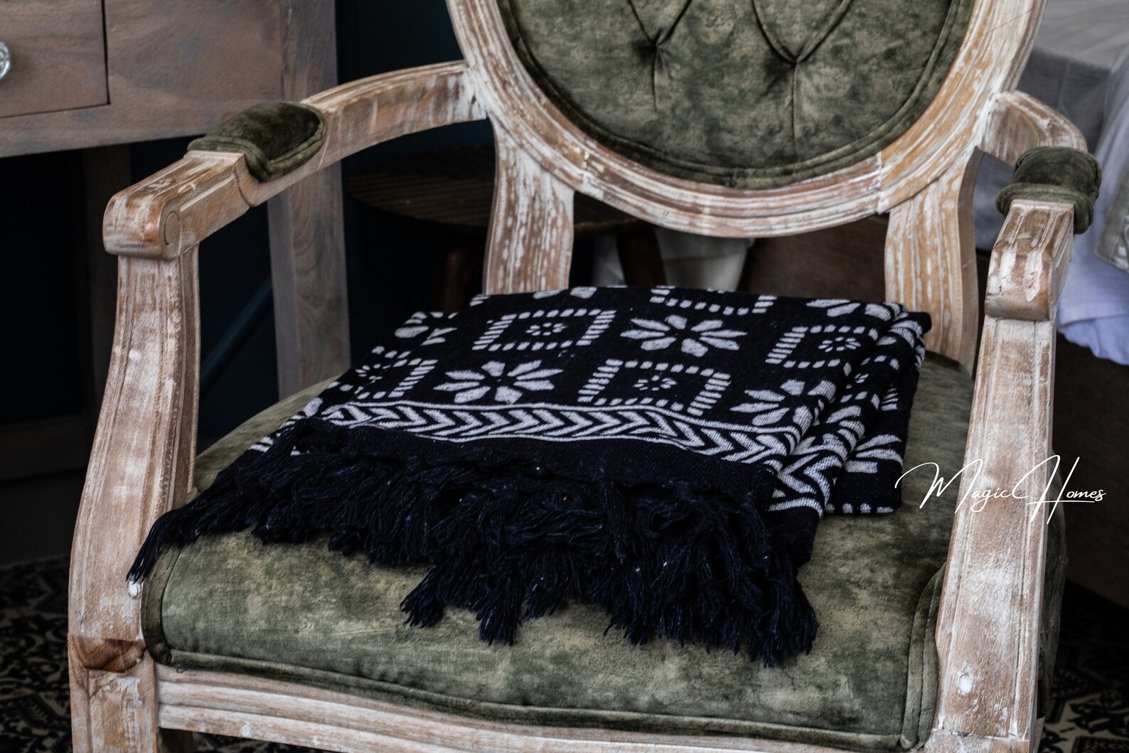 70x50 Handloomed Tussle Throw Blanket Boho Bedding Hippie Warm | Etsy