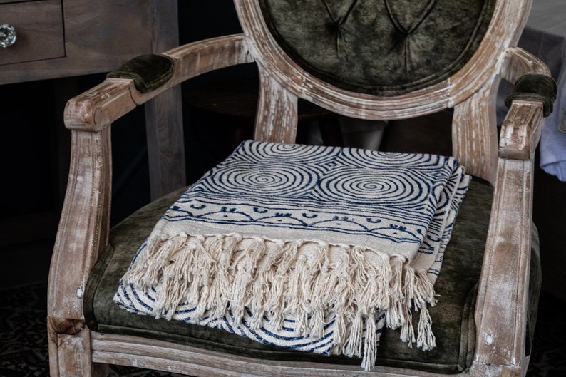 70x50 Handloomed Tussle Throw Blanket Boho Bedding Hippie Warm - Etsy